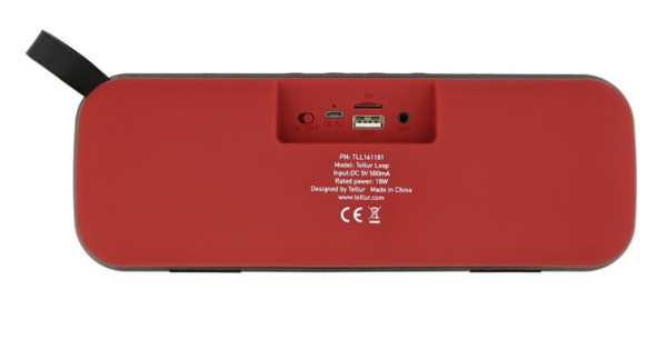 Tellur Bluetooth Speaker Loop 10W Red